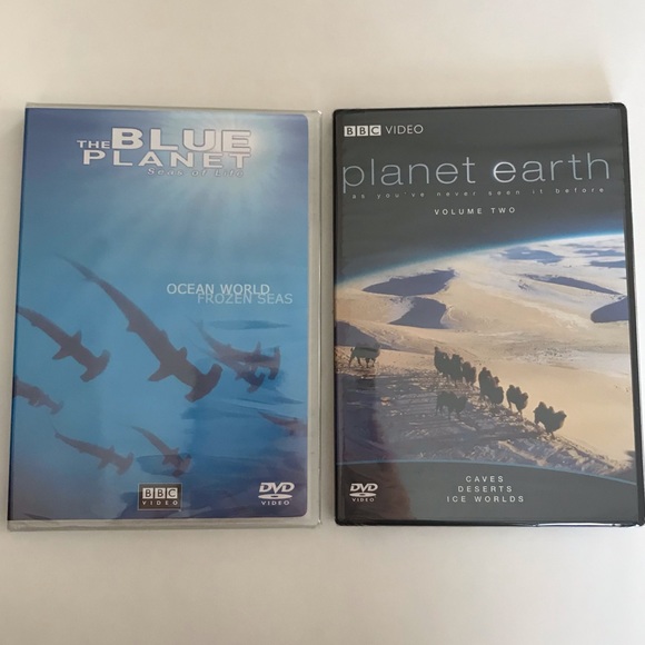 Media | Bbc The Blue Planet Planet Earth Caves Deserts Ice Worlds Set ...